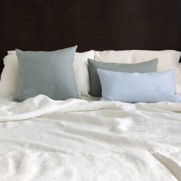 Ivory Cream Linen Sheets Set