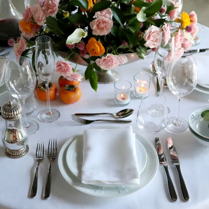 white tablecloth rectangle large